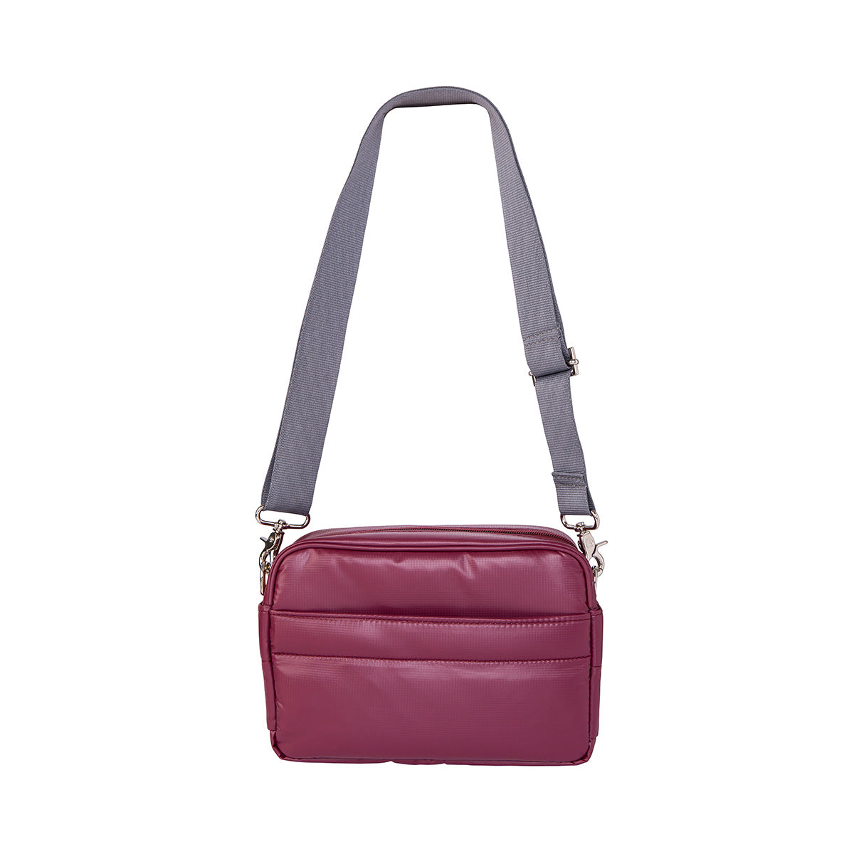 Bolsa Crossbody Laura Berenjena – Sundar Oficial